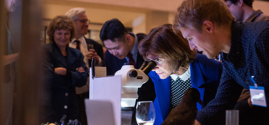 A night to celebrate the official launch of the Department of Biology ...